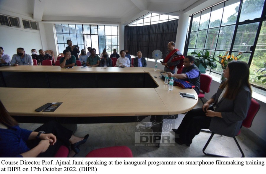 Nagaland IPR with FTII undertake smartphone film making training ...