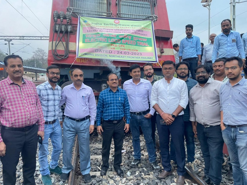 NFR completes electrification between Chaparmukh to Lumding ...