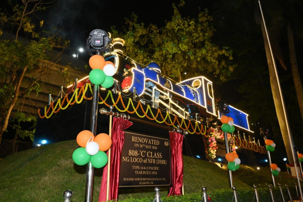 NFR restores century-old steam locomotive at Maligaon headquarters ...