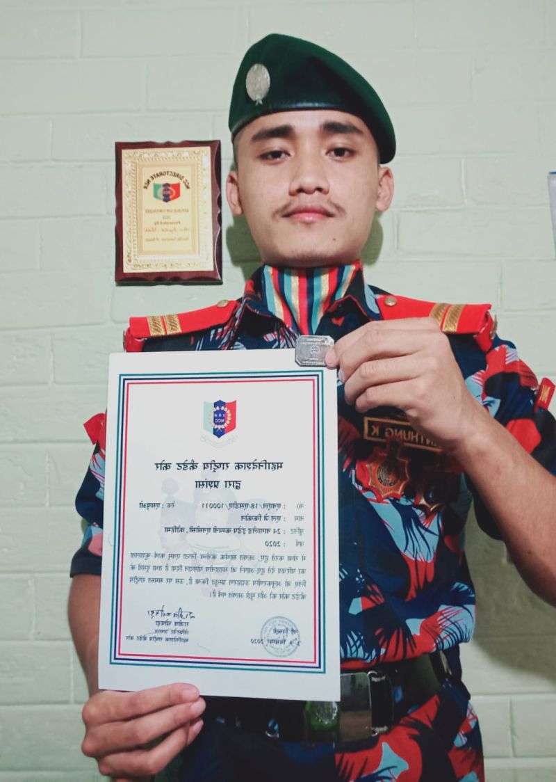 NCC Cadets Of SJC A Awarded DG NCC Commendation Card And Medal NCC Cadets Of SJC A Awarded DG NCC Commendation Card And Medal